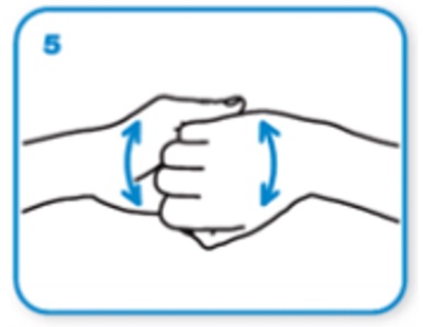 Postopek pravilnega umivanja rok