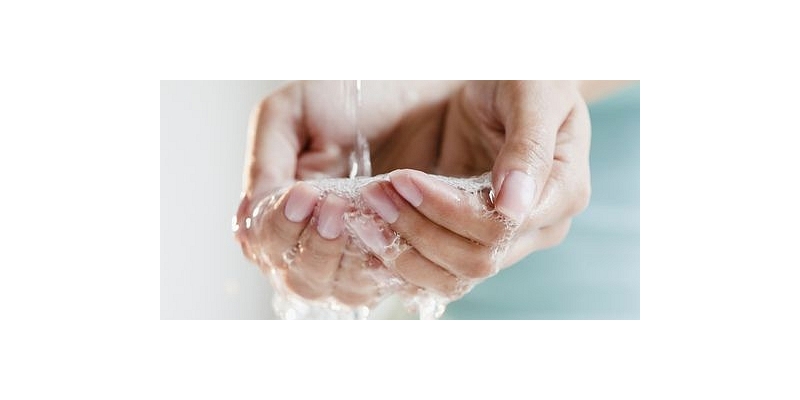 Postopek pravilnega umivanja rok